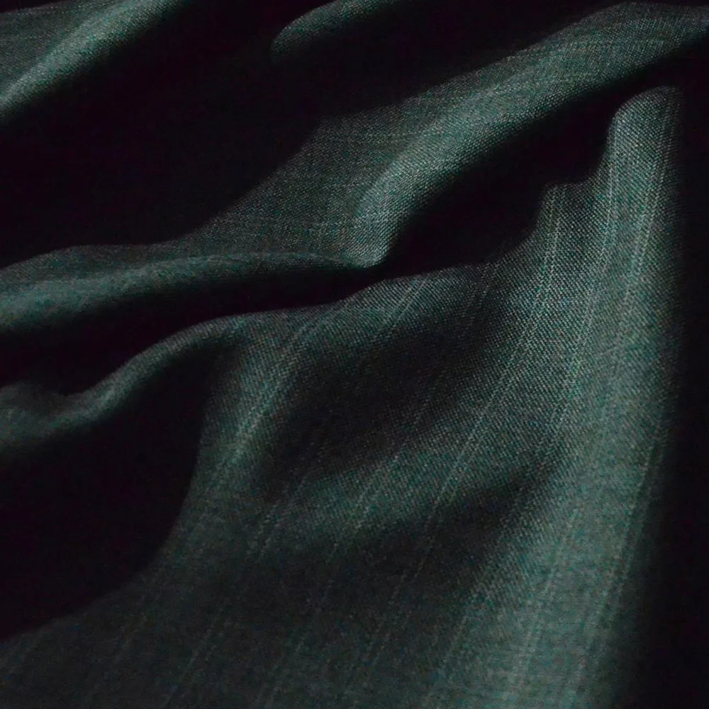 Raymond Grey Marino Wool Double Stripe Check Suit Fabric – Seasonsway